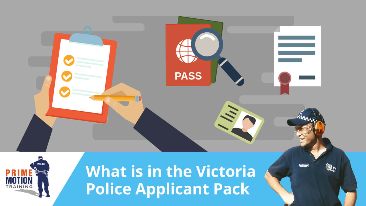 What is in the Victoria Police Applicant Pack | Prime Motion Training